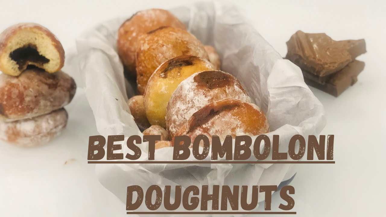 Best Bomboloni doughnuts/ donuts recipe | Italian chocolate filled ...