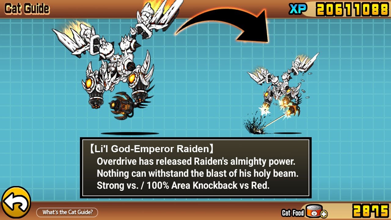 The Battle Cats - Li'l God Emperor Raiden - YouTube