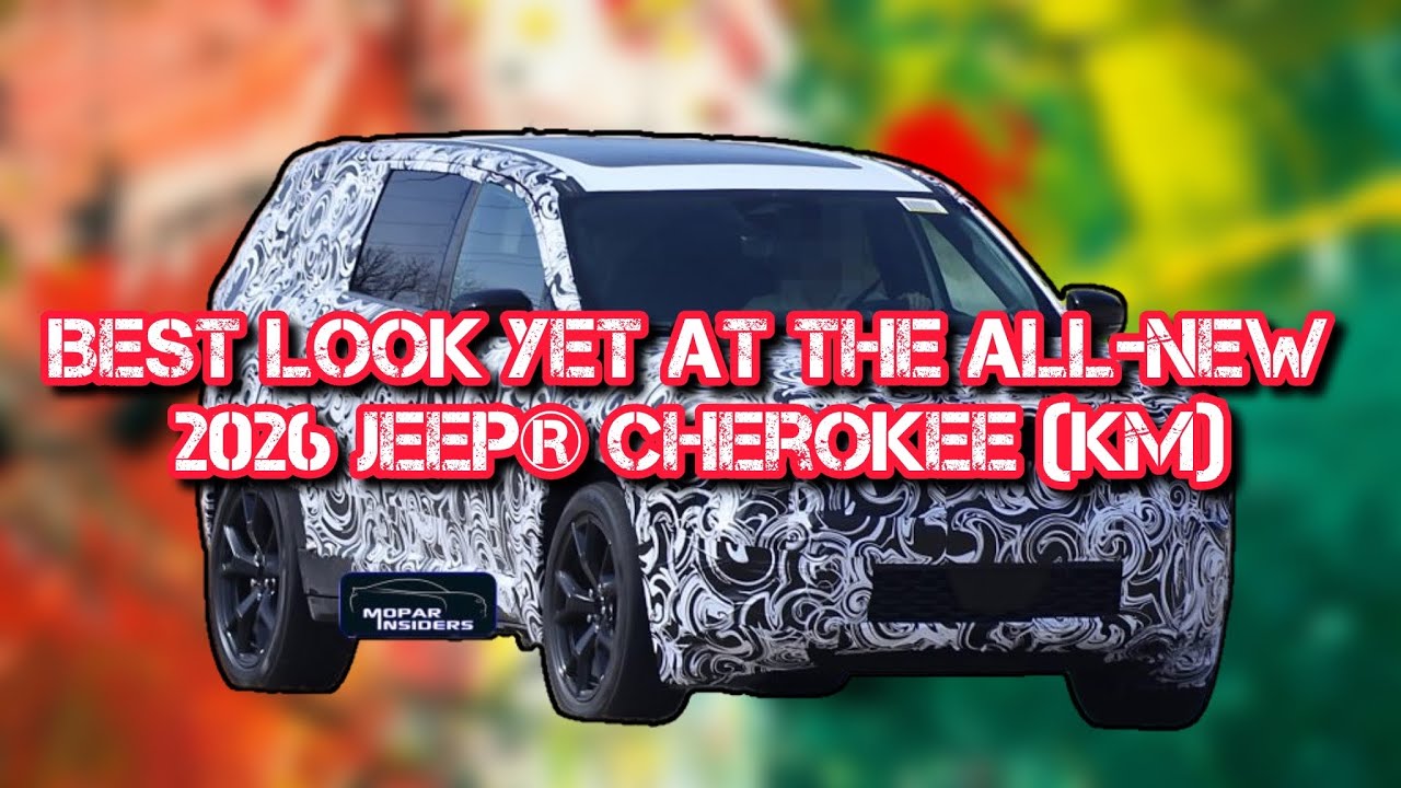 Best Look Yet At The All-New 2026 Jeep® Cherokee (KM) - YouTube