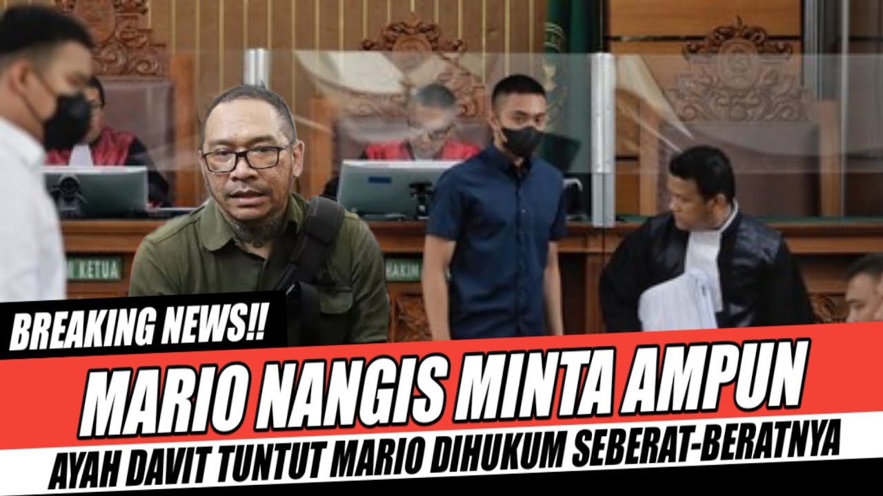 BREAKING NEWS! MARIO NANGIS MINTA AMPUN SAAT AYAH DAVIT KATAKAN INI ...