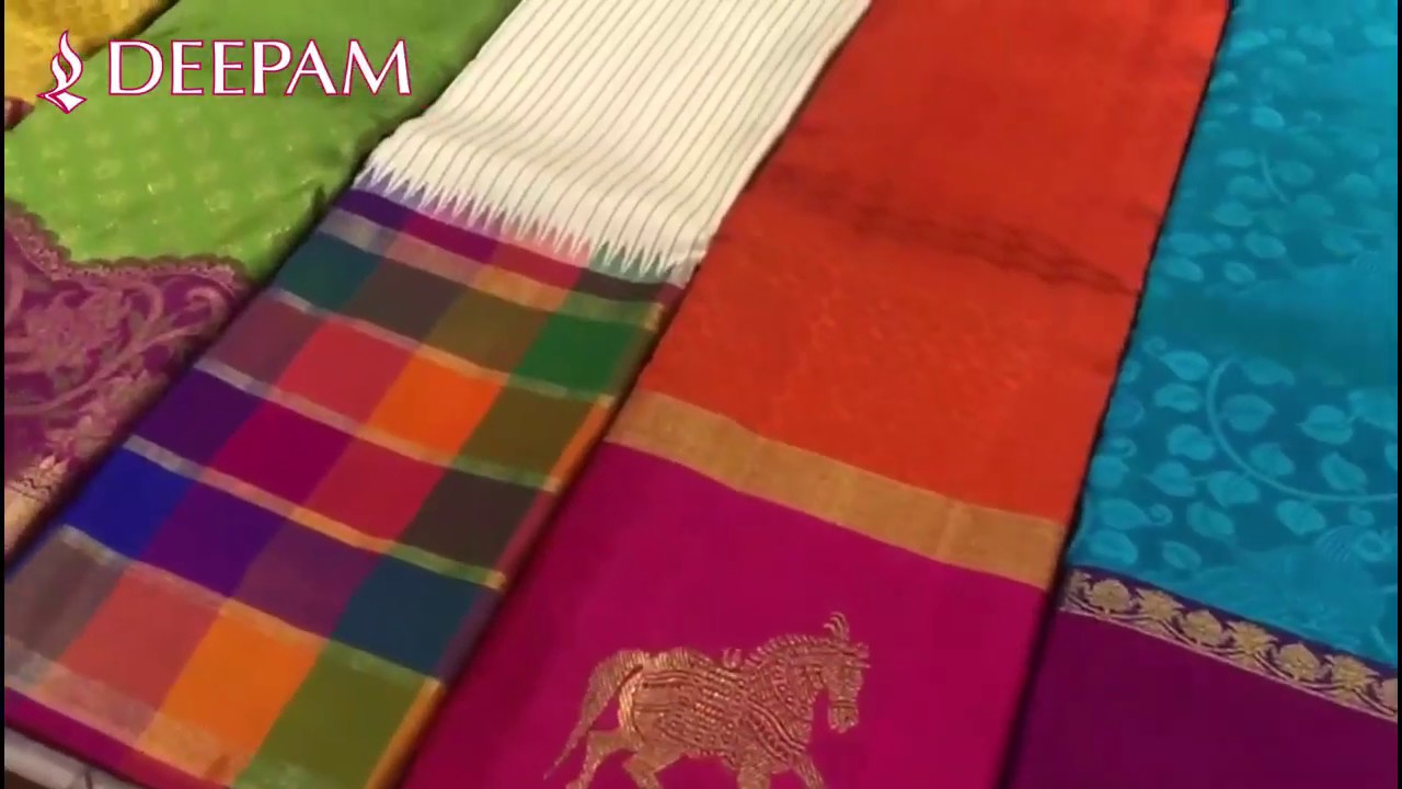 Kanjivaram wedding to birthday parties silk sarees at deepam silks ...