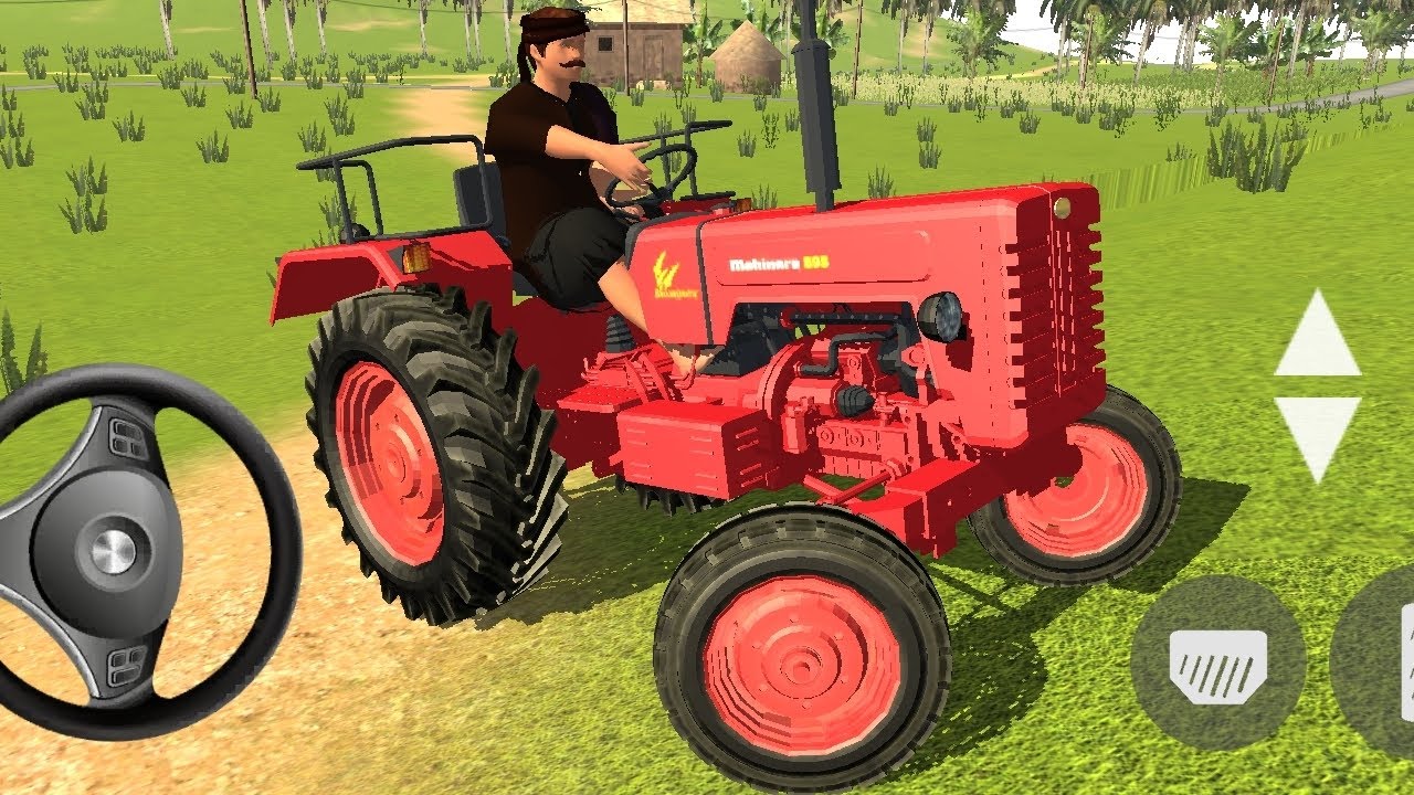 TRANSPORTING tractor driving 3d #fs22 Mahindra tractor Full Offroding ...