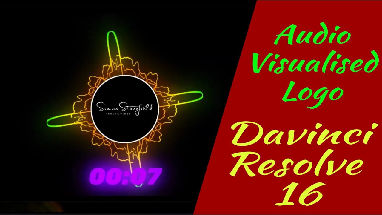 Audio Visualised Logo - DaVinci Resolve 16 - YouTube