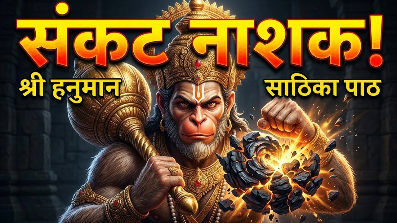 श्री हनुमान साठिका पाठ | Shri Hanuman Sathika Paath | संकट नाशक हनुमान ...