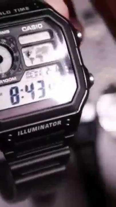 Casio Men's AE1200WH-1A Black Analog Digital Multi-Function Watch https://a.co/d/4olQNgD - YouTube