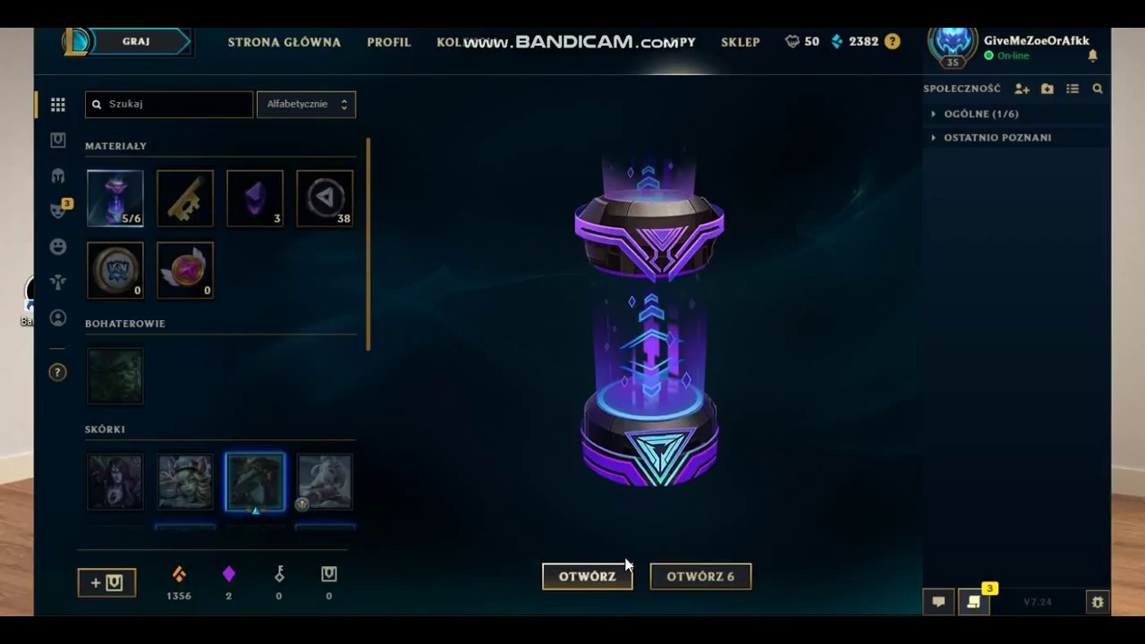 LEAGUE OF LEGENDS OPENING PROJECT CAPSULE 7 #1 - YouTube