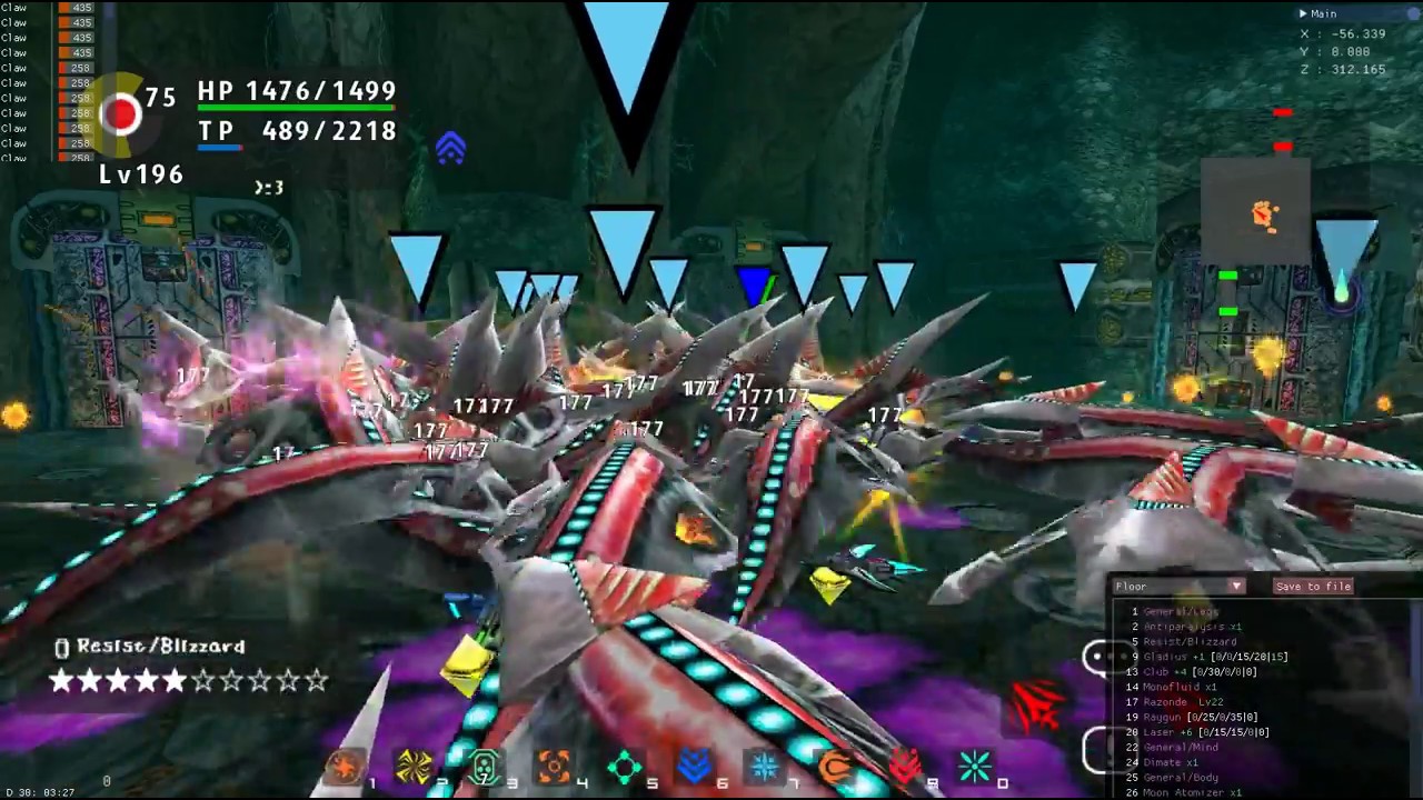 PsoBB: Dark Research 2.0 - Ruins 3 Gifoie Bug - YouTube