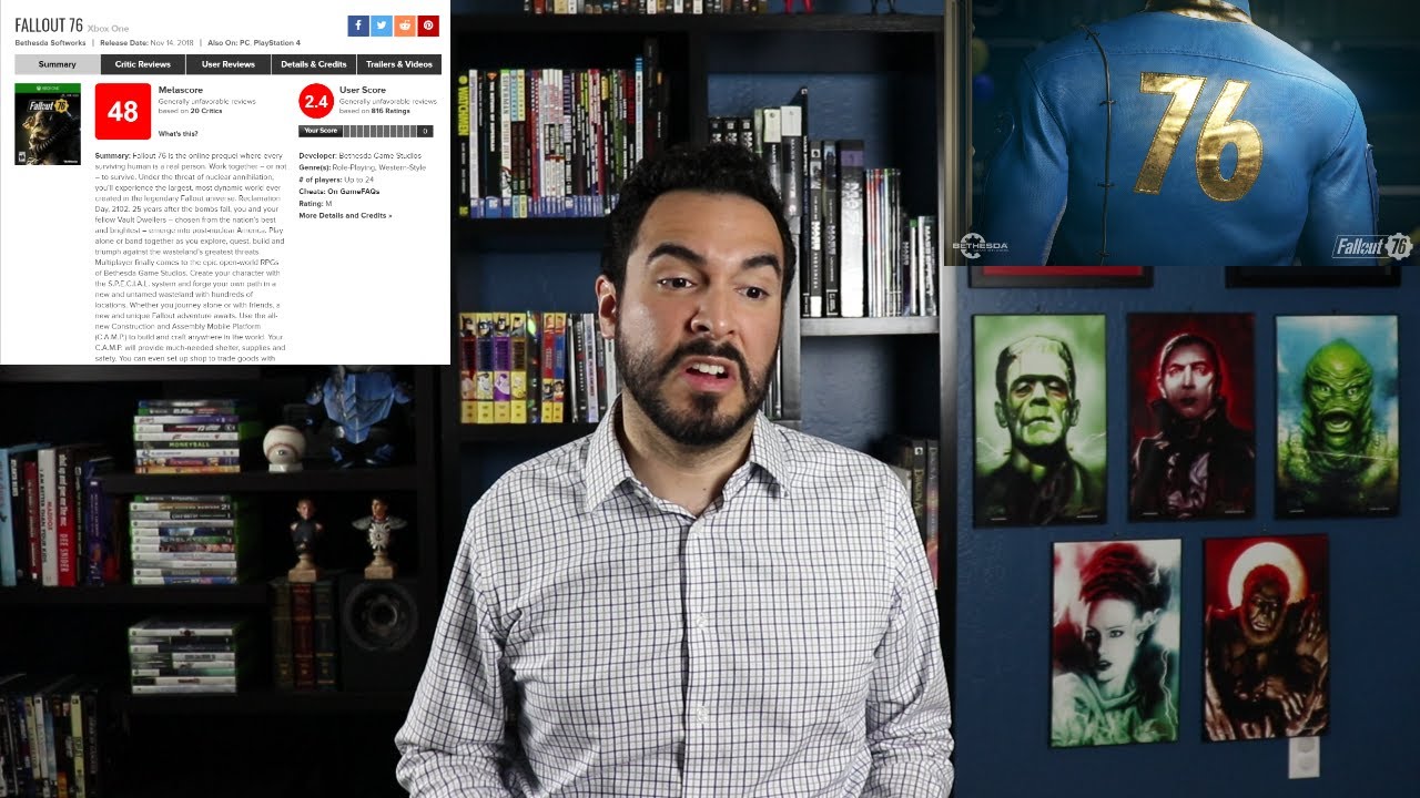 Fallout 76: The Worst Game of 2018 - Sales Down 82%! - YouTube