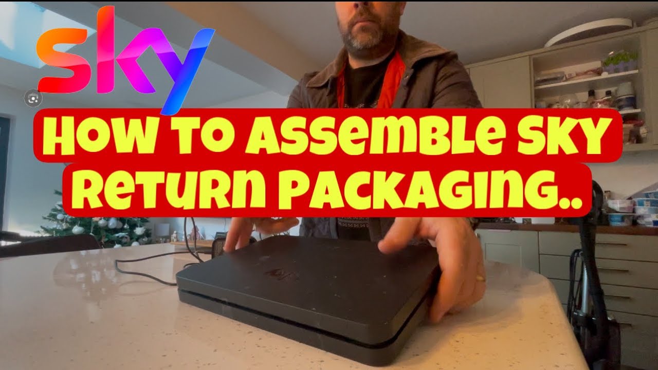 How to assemble the Sky Broadband Router recycle return broadband box ...