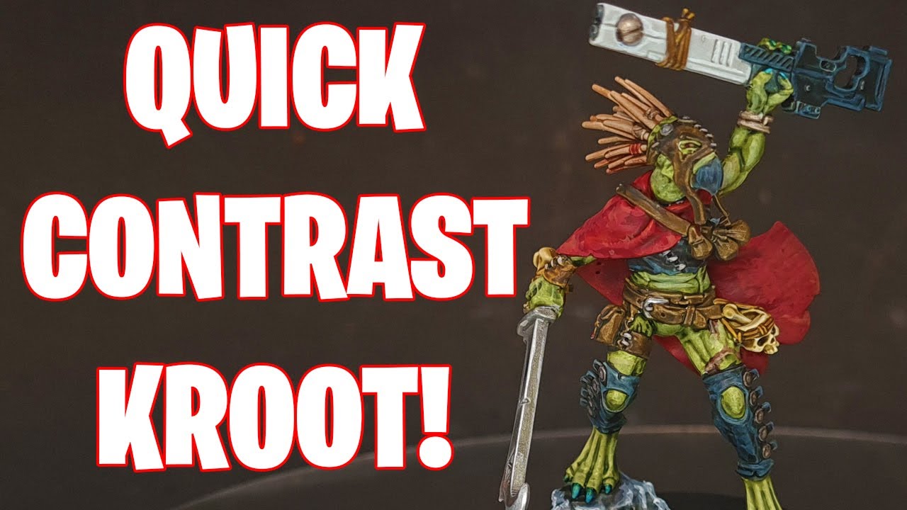 How to Paint Kroot - YouTube