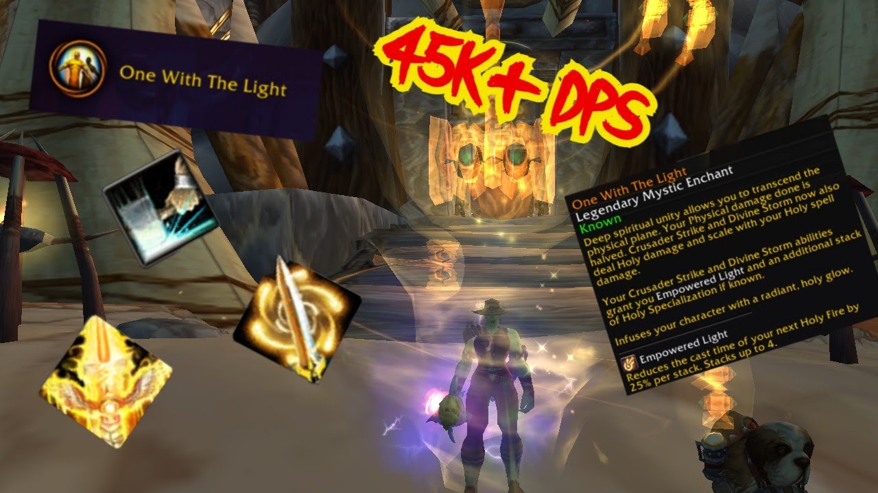 DOMINATE THE DPS CHARTS- One With the Light 45k+DPS - WoW Ascension A52 ...