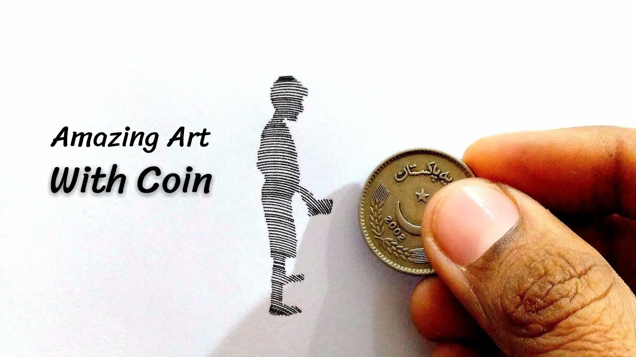 Art With Coin | Child Labour Poverty Drawing With Pen By Artist Safi ...
