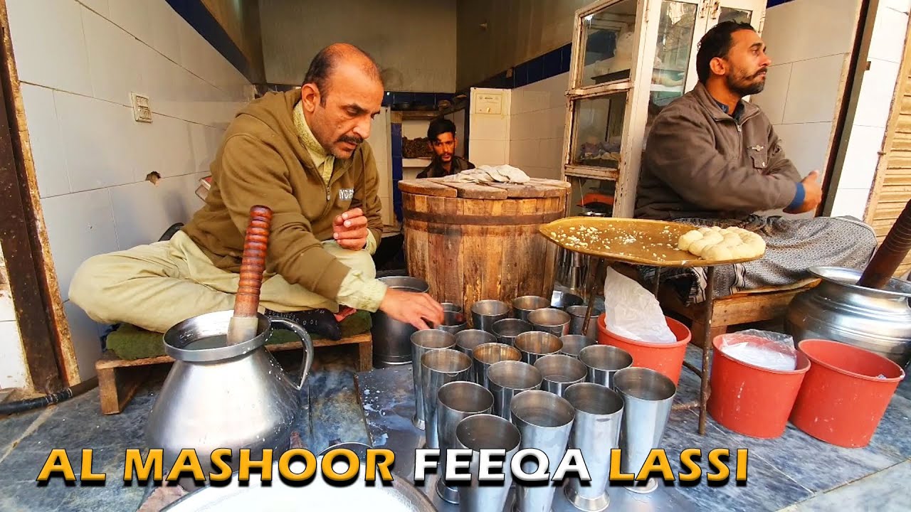 AL MASHOOR CHACHA FEEKA | Peray Wali Lassi Full Recipe | Gawalmandi ...