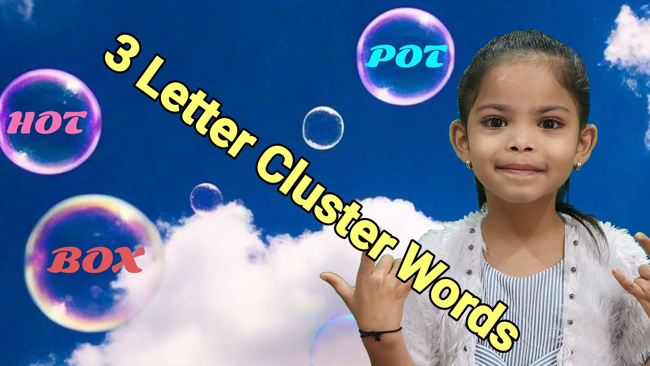 Master 3 Letter Cluster Words Fun Learning for Kids #KidsEducation # ...