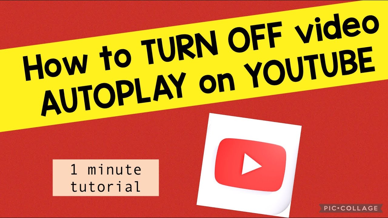 HOW TO TURN OFF VIDEO AUTOPLAY ON YOUTUBE/ HOW TO STOP YOUTUBE AUTOPLAY ...