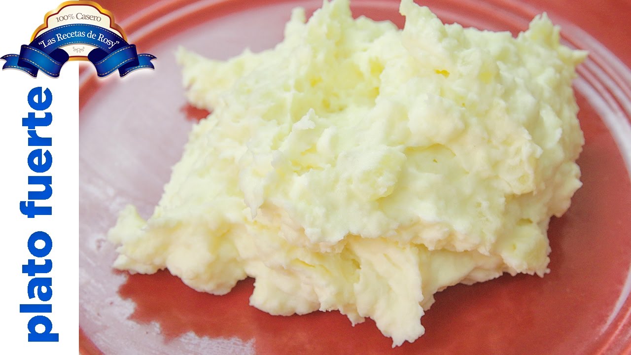 Pure de papa natural 💜💜💜 Las Recetas de Rosy - YouTube