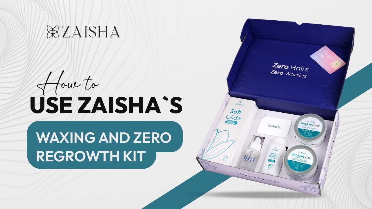 How to use Zaisha Waxing And Zero Regrowth Kit? - YouTube