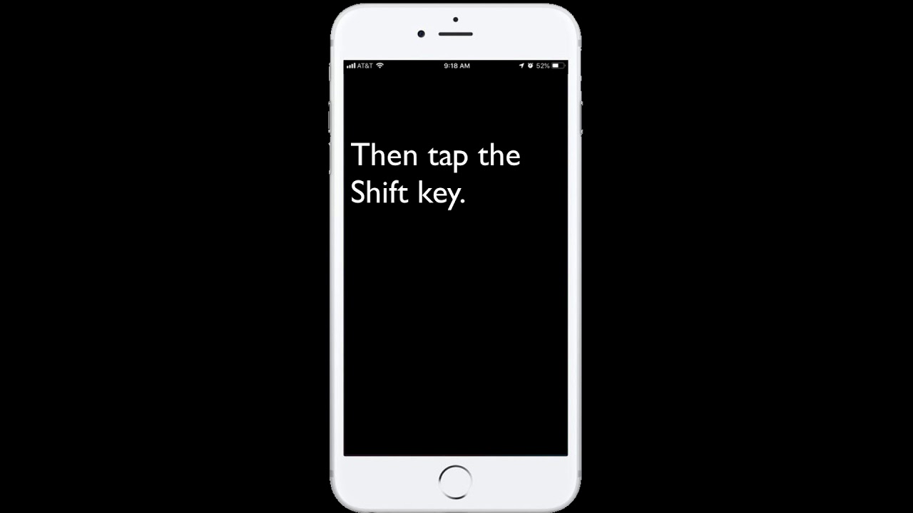 How To Quickly Capitalize Words You ve Already Typed On Your IPhone And How To Quickly Capitalize Words You ve Already Typed On Your IPhone And