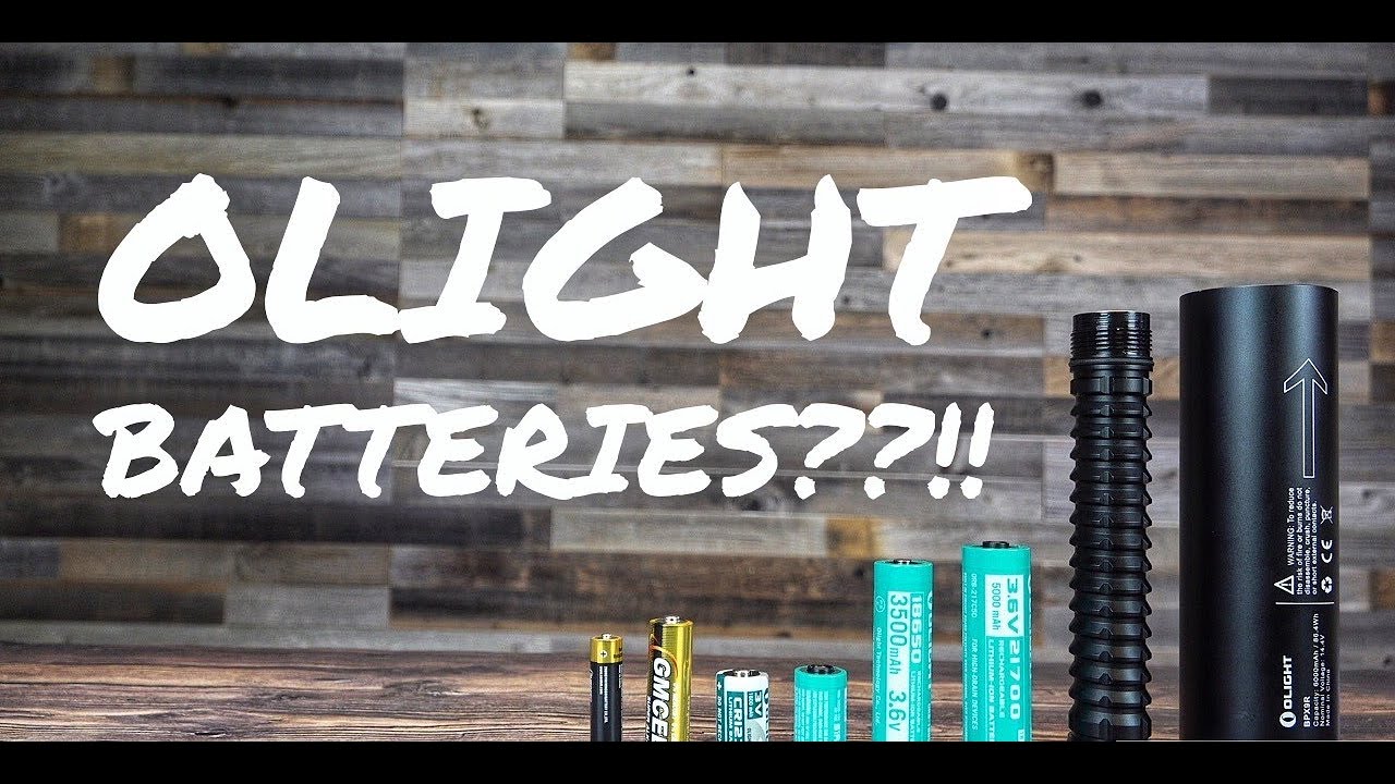Olight Batteries?! Let's talk - YouTube