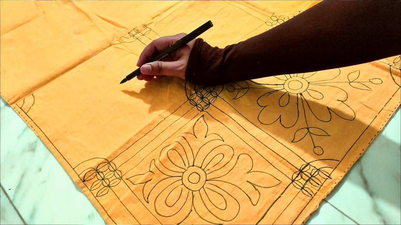 Nokshi katha design simple || Nokshi katha design New || Nokshi Katha ...