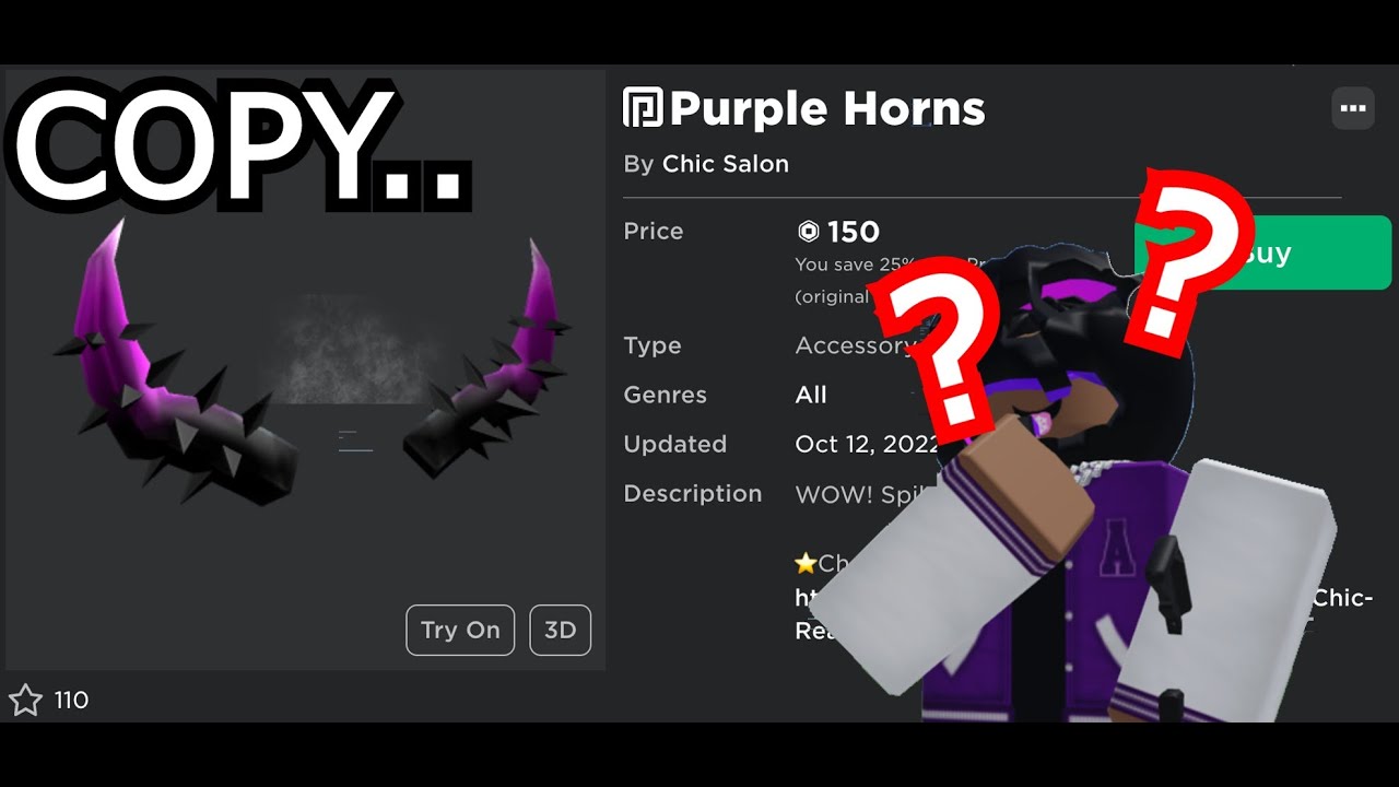 A New UGC Roblox LIMITED ITEM COPY... - YouTube