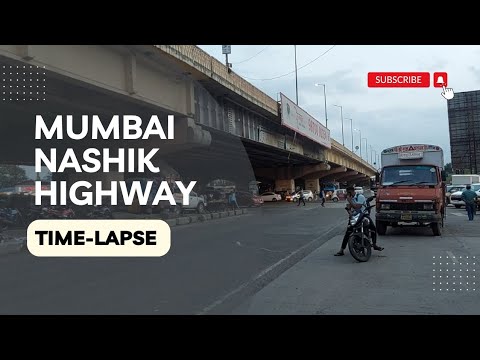 Mumbai Nashik Highway NH3 Bhiwandi Bypass Time-lapse - YouTube
