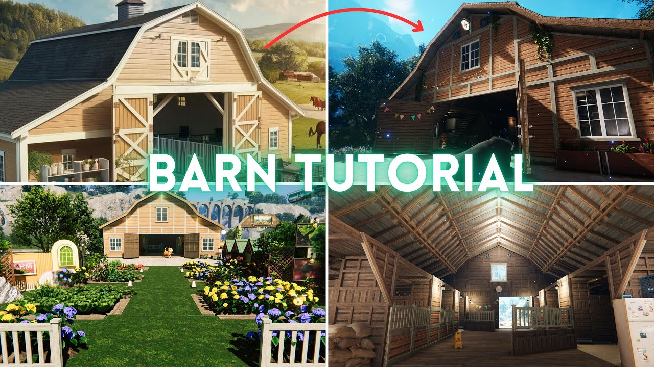 [ASMR] Classic Barn Design Tutorial | Once Human - YouTube