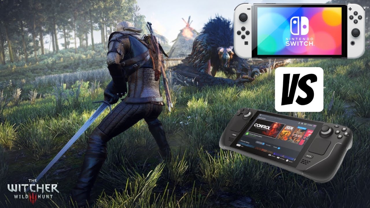 Witcher 3 : SteamDeck VS Switch - Handheld Comparison - YouTube