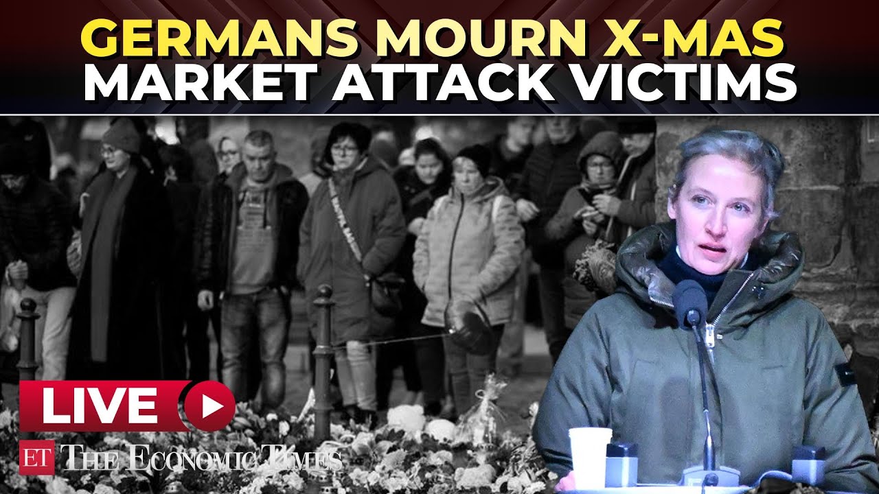 Germany: Locals pay tributes to Christmas market attack victims as AfD ...