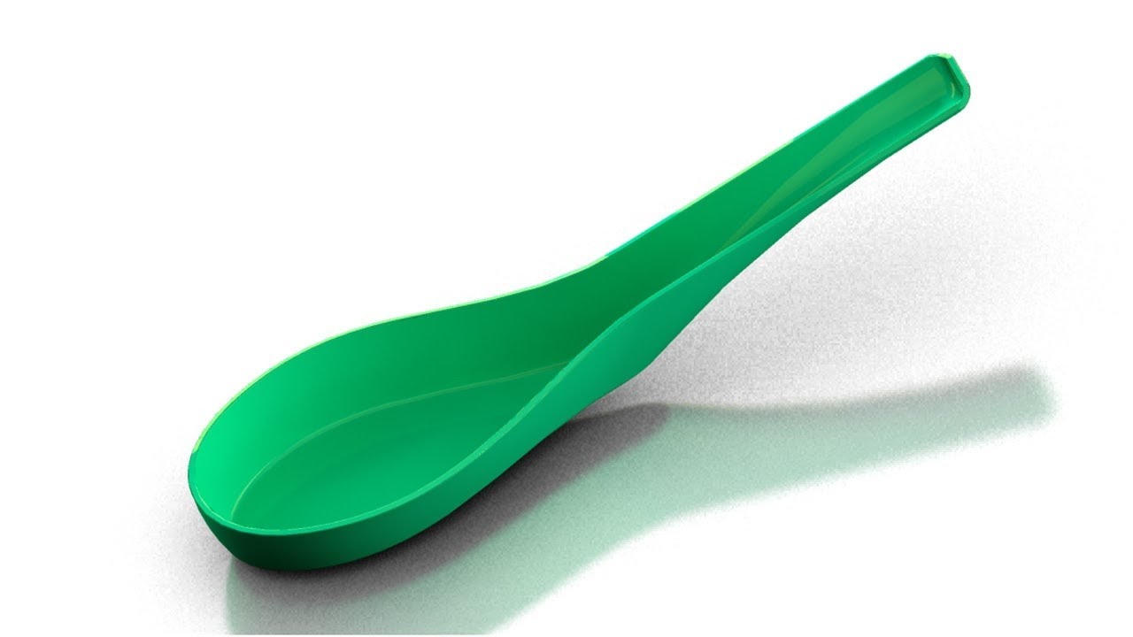 Creo Parametric: Spoon - YouTube