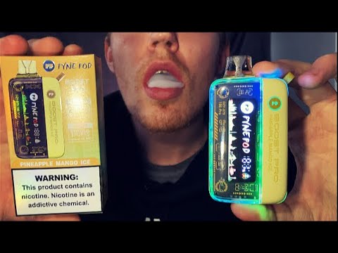 PYNE POD BOOST PRO PINEAPPLE MANGO ICE REVIEW! (HIGH RATING!) - YouTube