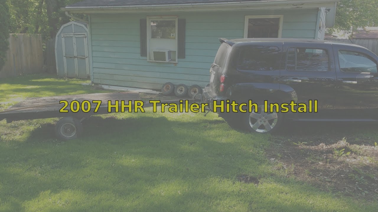 Trailer Hitch Install on my HHR - YouTube