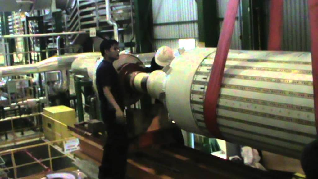 Lifting of Generator rotor - Alstom - Lahendong Geothermal Power Plant ...