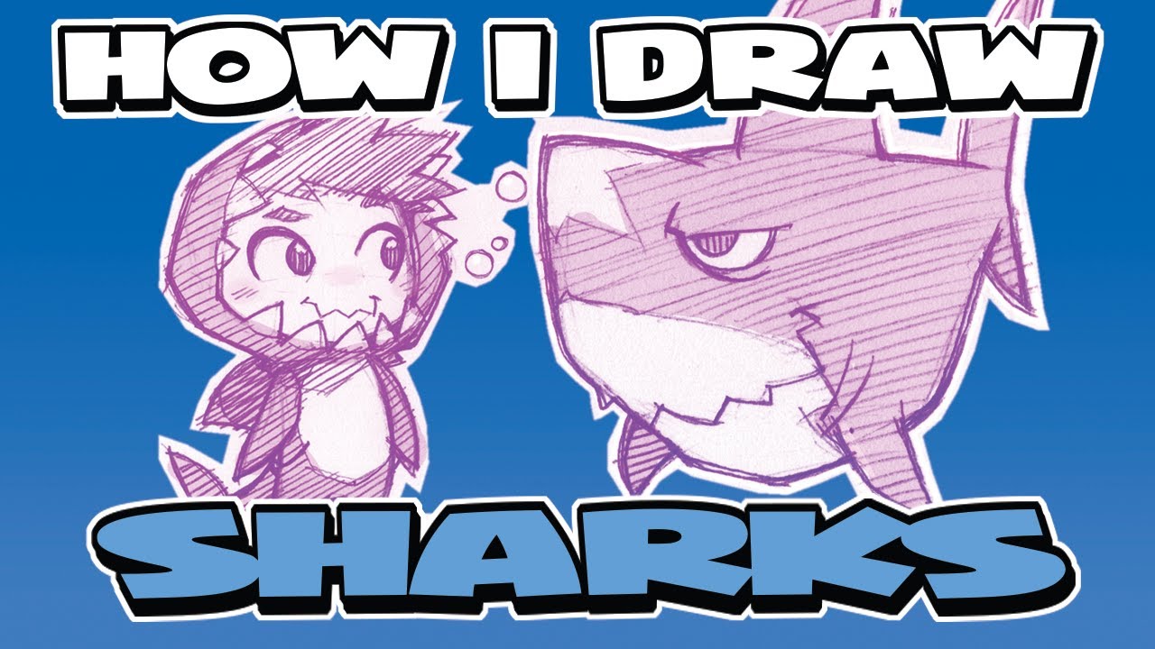 How I Draw | Sharks | Shark Week - YouTube