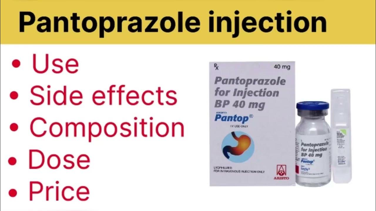 Pantop injection / use, side effects , Composition , Dose, price - YouTube