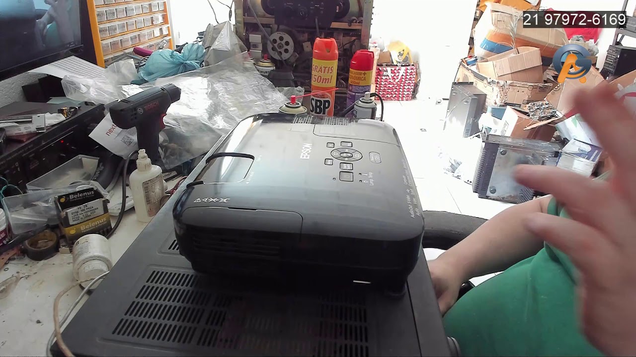 Projetor Epson 3LCD H309A para uma possivel venda - YouTube