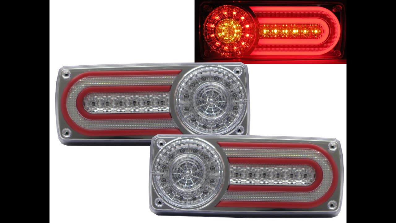 G-CLASS W463 90-present Wagon/Convertible 2D/3D/5D LED Bar Tail Rear ...