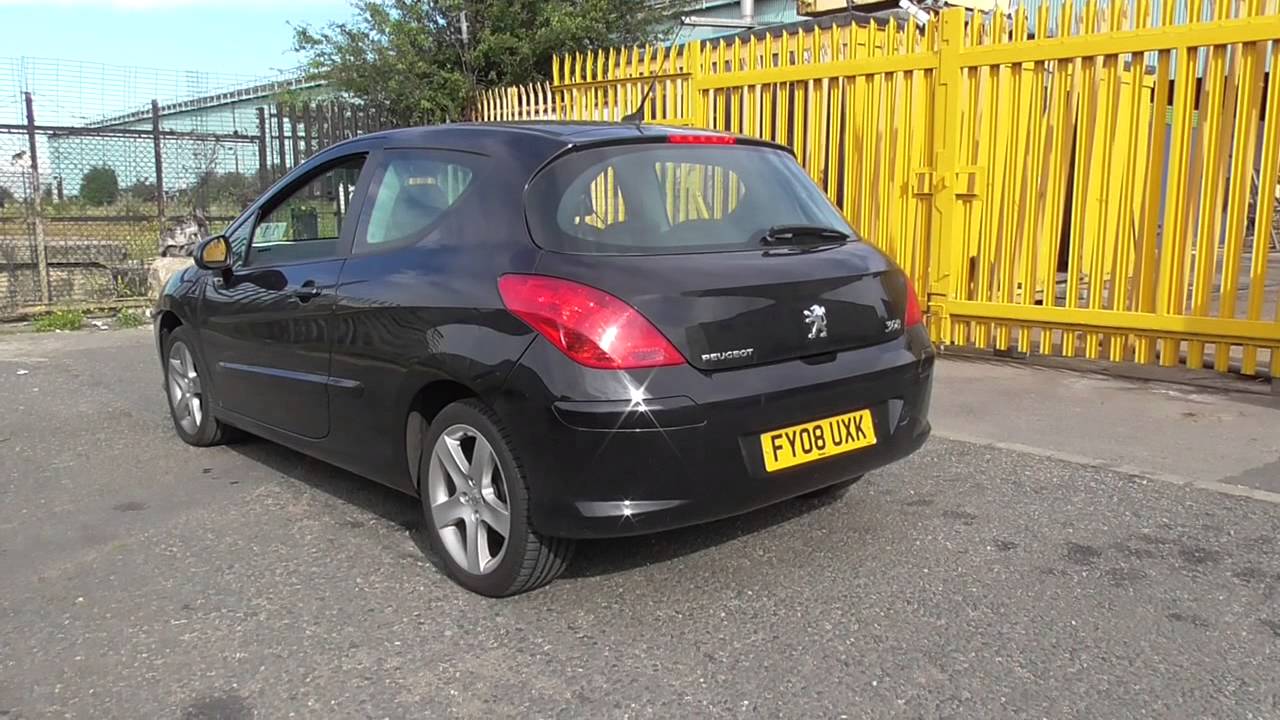 Peugeot 308 1.6 VTi Sport 3dr U23586 - YouTube