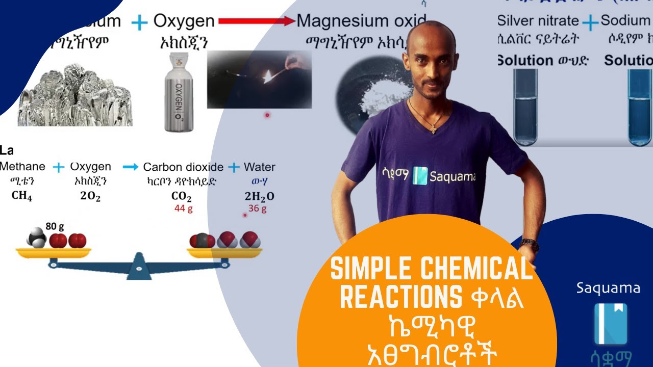 Grade 7 General Science Unit 3: Simple chemical reactions ቀላል ኬሚካዊ ...
