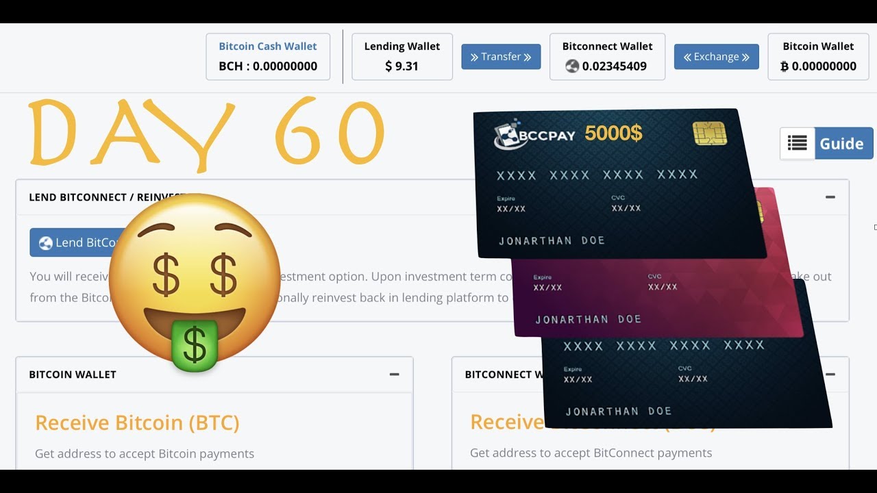 Bitconnect Day 60: 5000$ di guadagno, presentazione BccPay - YouTube
