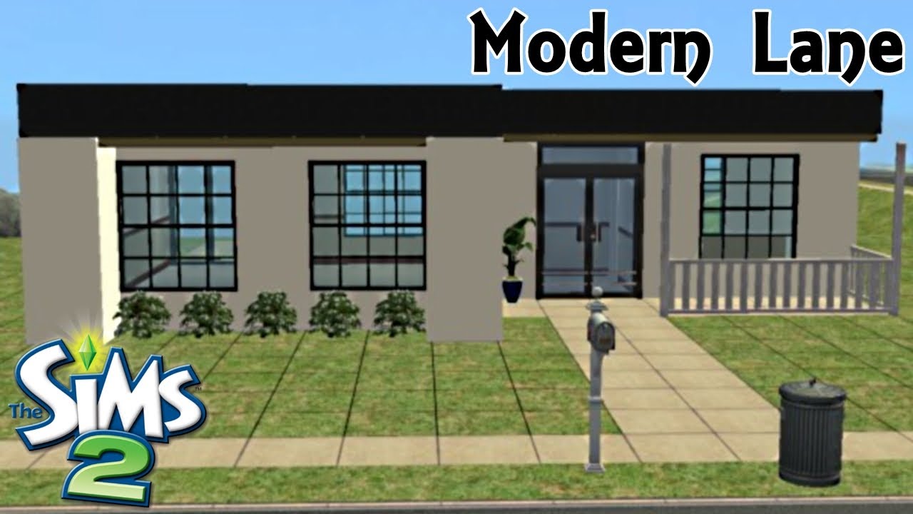 The Sims 2 | House Build - Modern Lane - YouTube