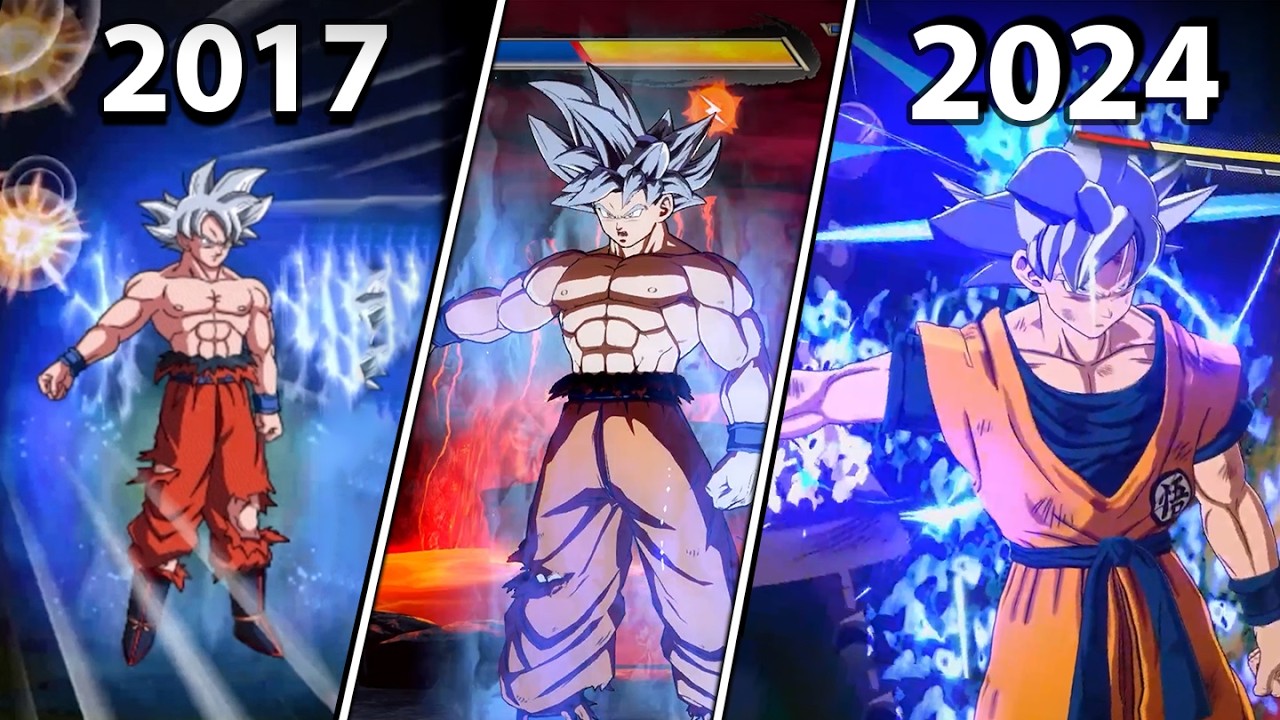 Evolution Of Ultra Instinct Goku (2017-2024) - YouTube