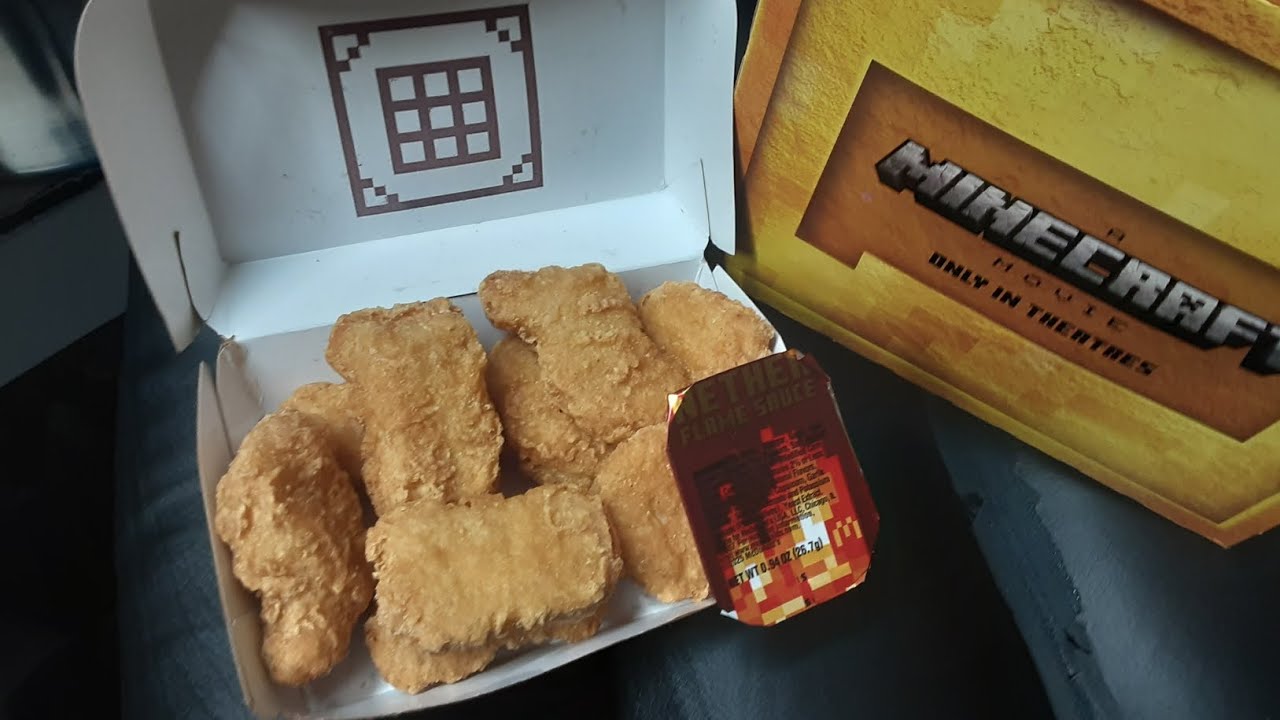 Let's try: McDonald's Adult Happy Meal Chiken Nuggets with NETHER FLAME ...