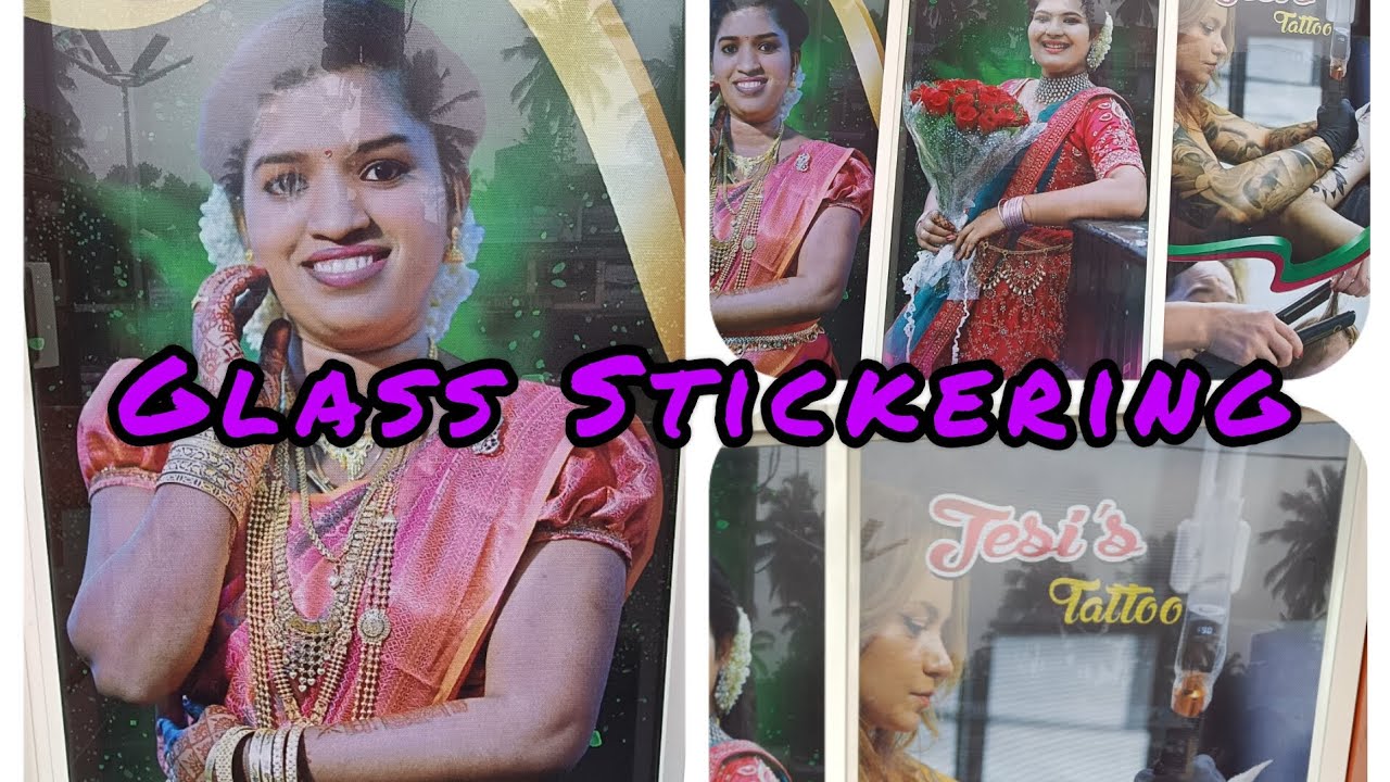 # How to Glass Sticker Installation - YouTube
