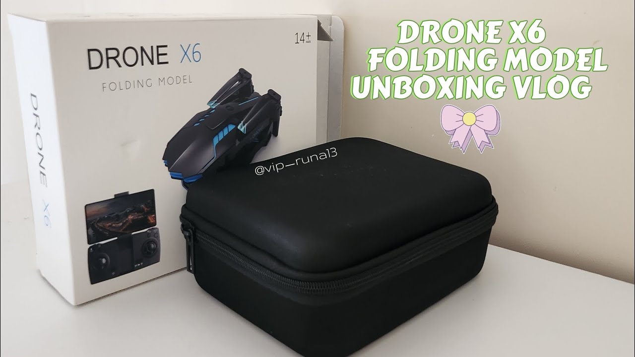 Drone X6 Folding Model | unboxing vlog | 2024 - YouTube