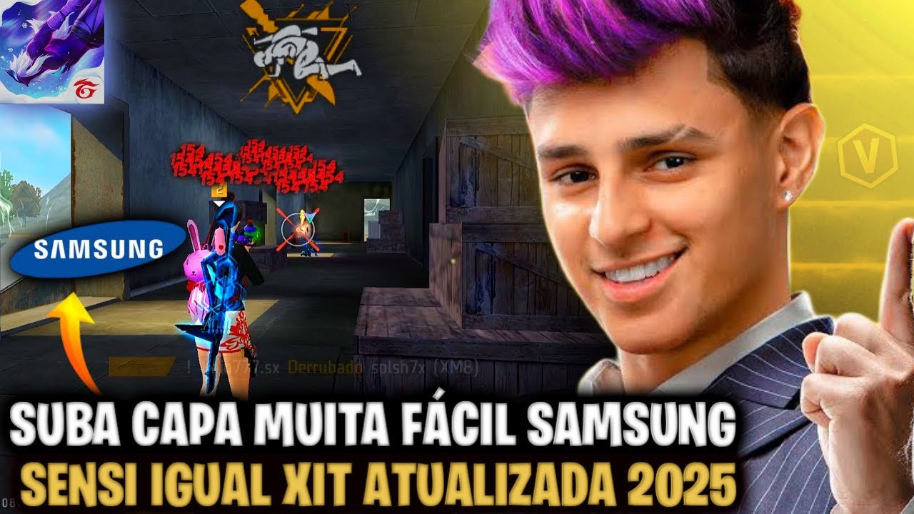 SENSI 2025 🥵⚙️ a MELHOR SENSIBILIDADE COM E SEM DPI PARA SAMSUNG NOVA ...