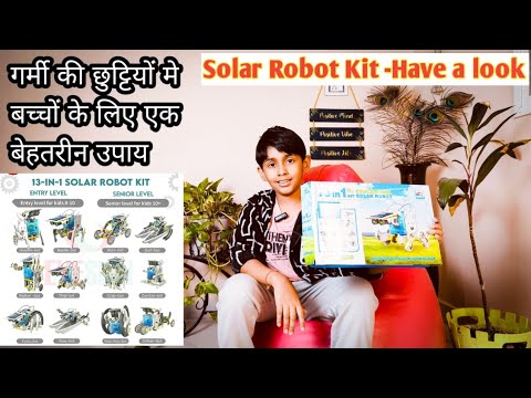 Solar-Powered Fun: Build Your Own Robot Toy! educational toy from ...