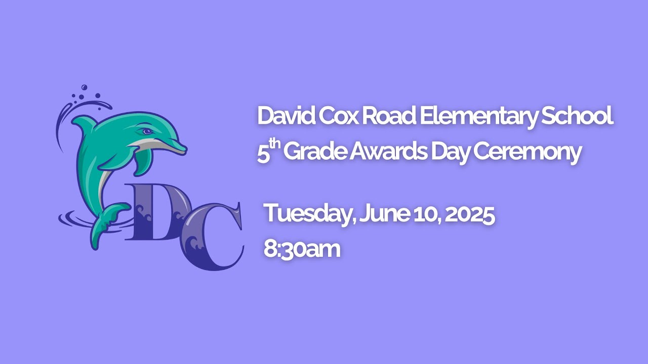 David Cox Road Elementary 5th Grade Promotion Ceremony June 10, 2025 8 ...