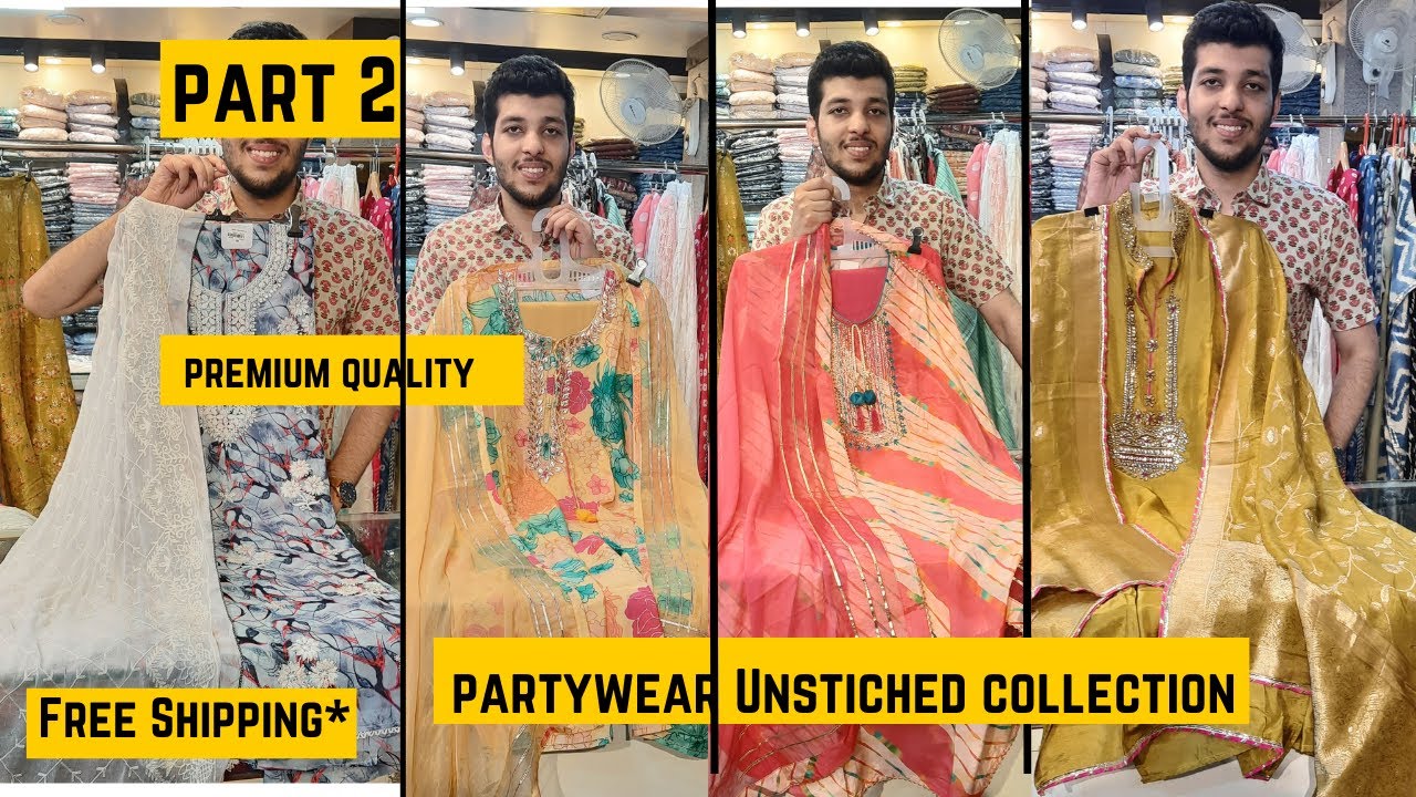 New unstitched Suits | Dress material | Georgette, Muslin | Atipoorv ...