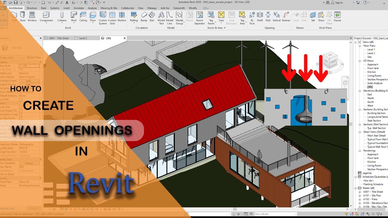 how to create and design wall openings in Revit @lheghend_Architects ...